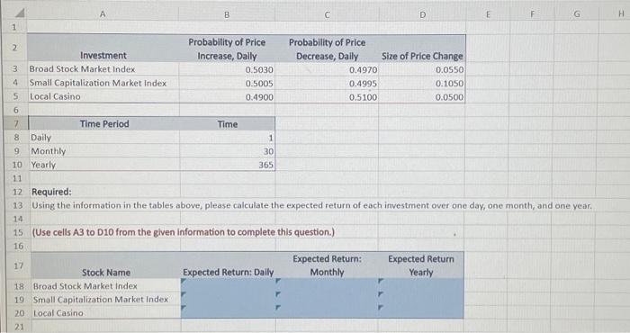 Solved Using the information in the tables above, please | Chegg.com