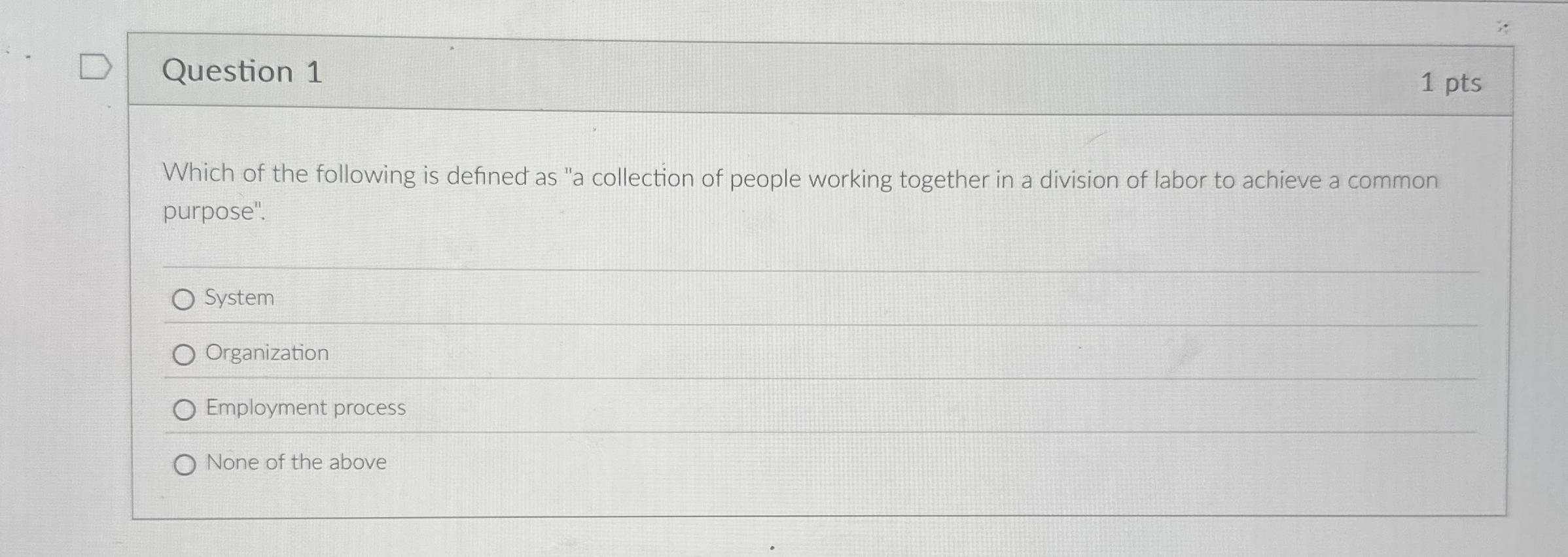 Solved Question 11 ﻿ptsWhich of the following is defined as | Chegg.com