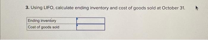 Solved Problem 6-1A (Algo) Calculate ending inventory and | Chegg.com