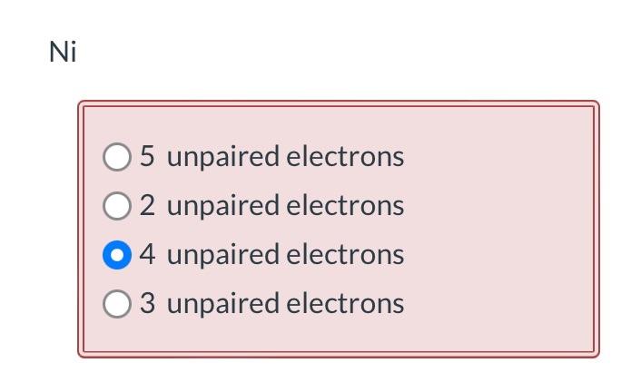 Solved Use orbital diagrams to determine how many unpaired | Chegg.com