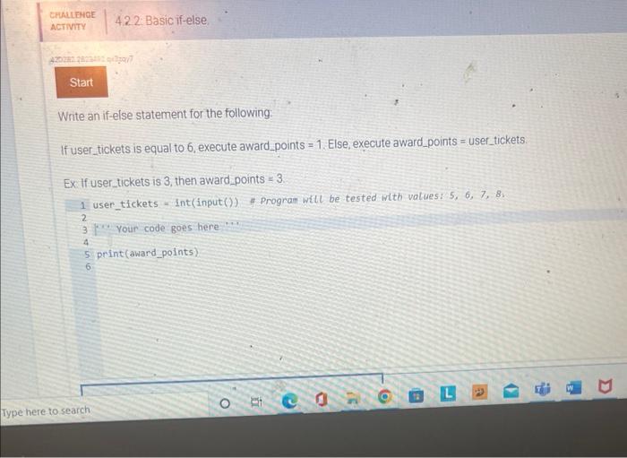 Solved Write An If else Statement For The Following If Chegg