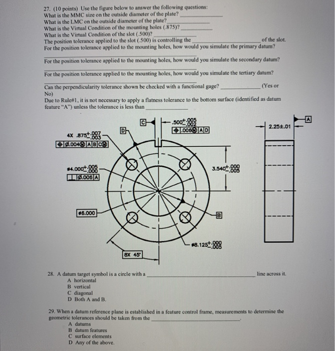 Solved 5. A diameter symbol is placed in front of the | Chegg.com