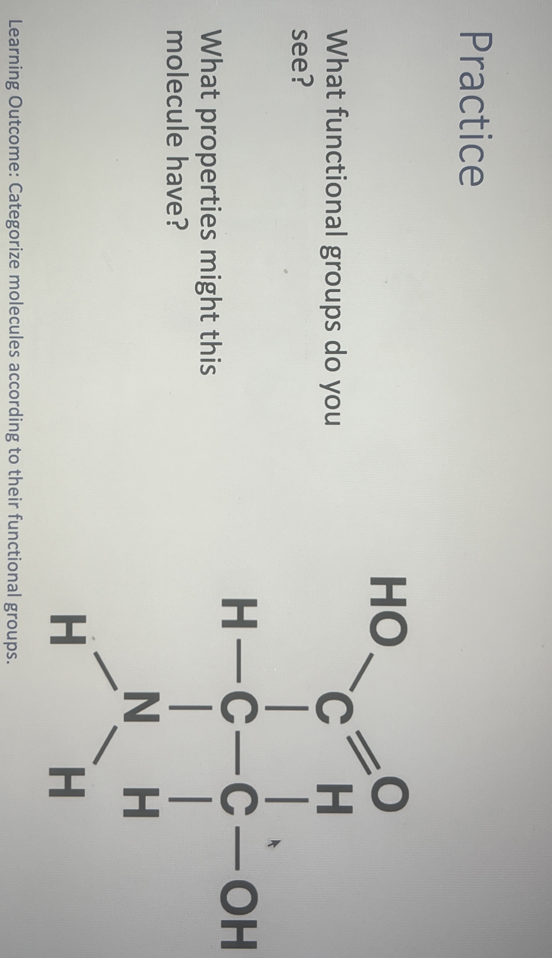 Solved PracticeWhat functional groups do you see?What | Chegg.com