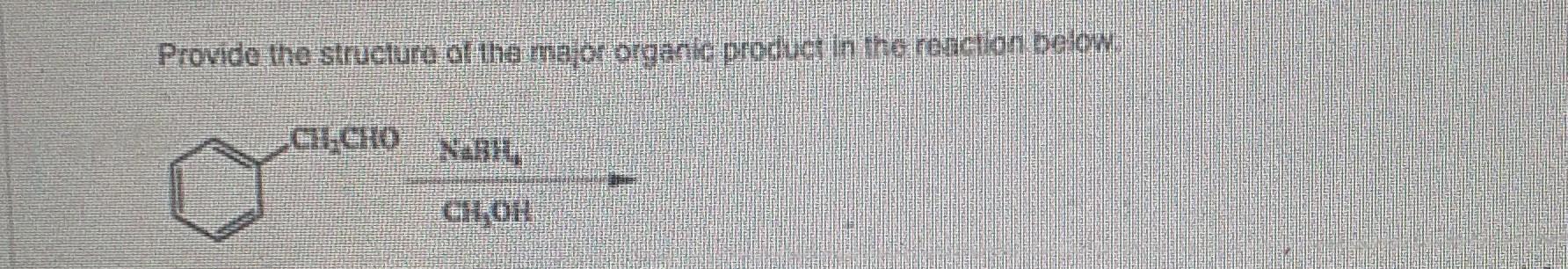 Solved Provide the structuro of the we progenie product in | Chegg.com