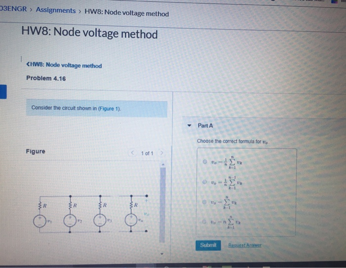 Solved 3ENGR> Assignments > HW8: Node voltage method HW8: | Chegg.com