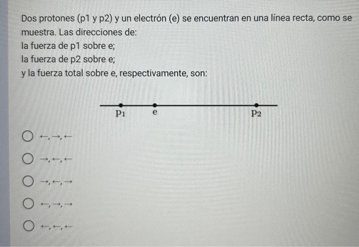 Solved Two protons (p1 and p2) and one electron (e) lie in a | Chegg.com