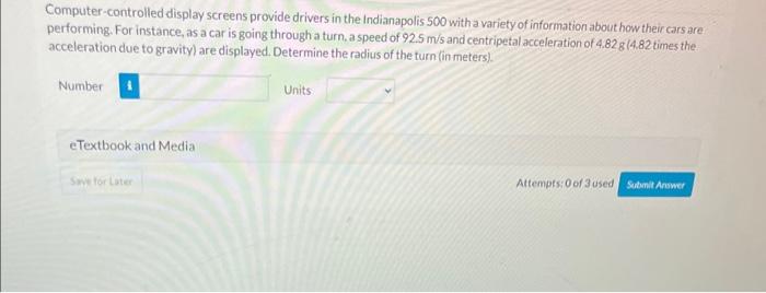 Solved Computer-controlled display screens provide drivers | Chegg.com