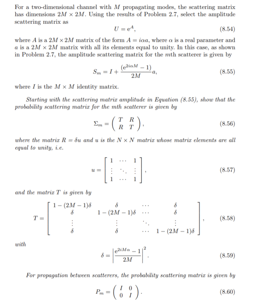 Solved Solving Problem 8.6 by Using the Rule for Cascading | Chegg.com