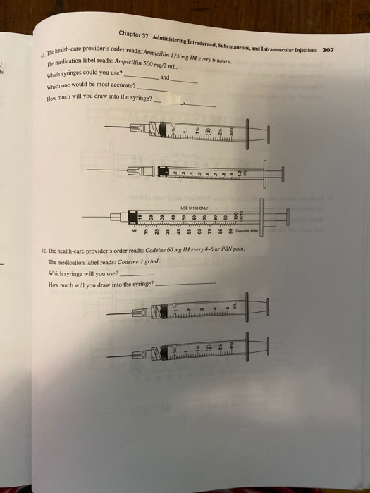 Solved Chapter 37 Administering Intradermal, Subcutaneous, | Chegg.com