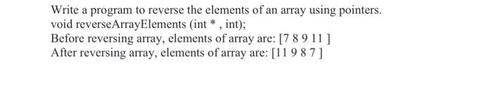Solved plz prepare a c++ code using iostream and pointers | Chegg.com