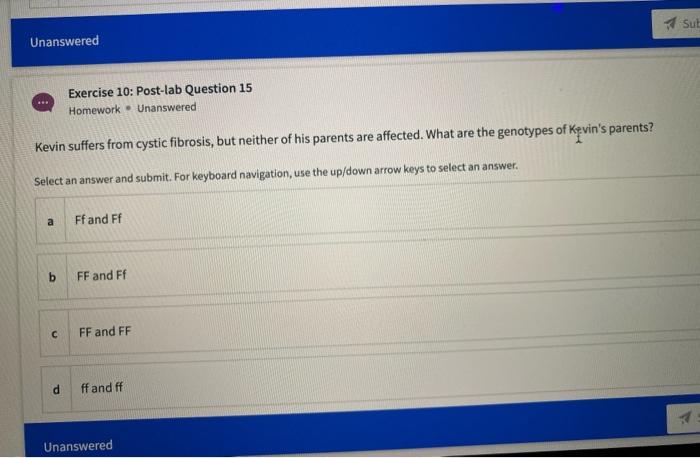 Solved Exercise 10: Post-lab Question 1 Homework. Unanswered | Chegg.com