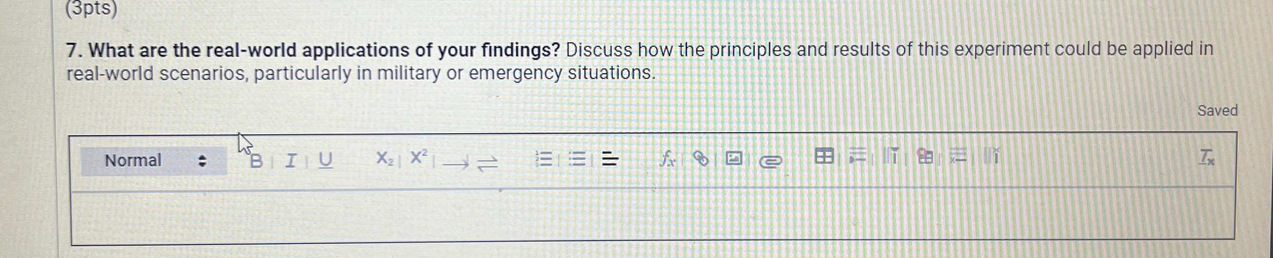 Solved (3pts)What are the real-world applications of your | Chegg.com