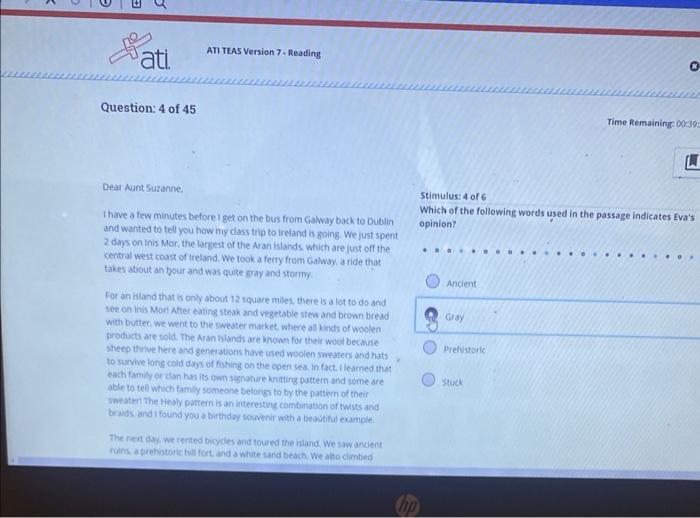 Dear Aunt Suzanne. Stimulus: 3 of 6 I have a few | Chegg.com