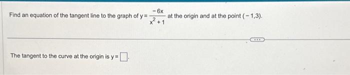 Solved Find an equation of the tangent line to the graph of | Chegg.com
