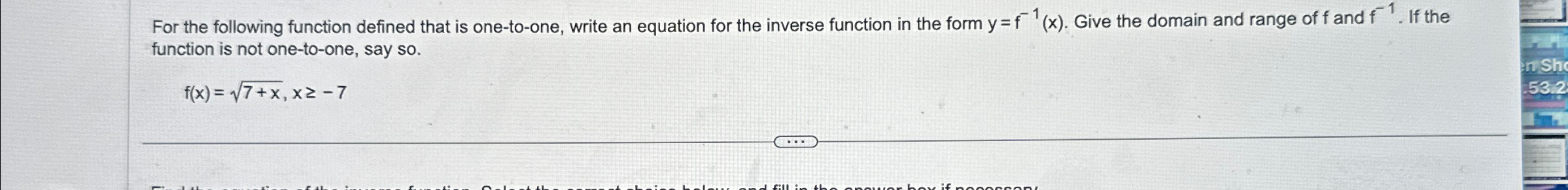 Solved For the following function defined that is | Chegg.com