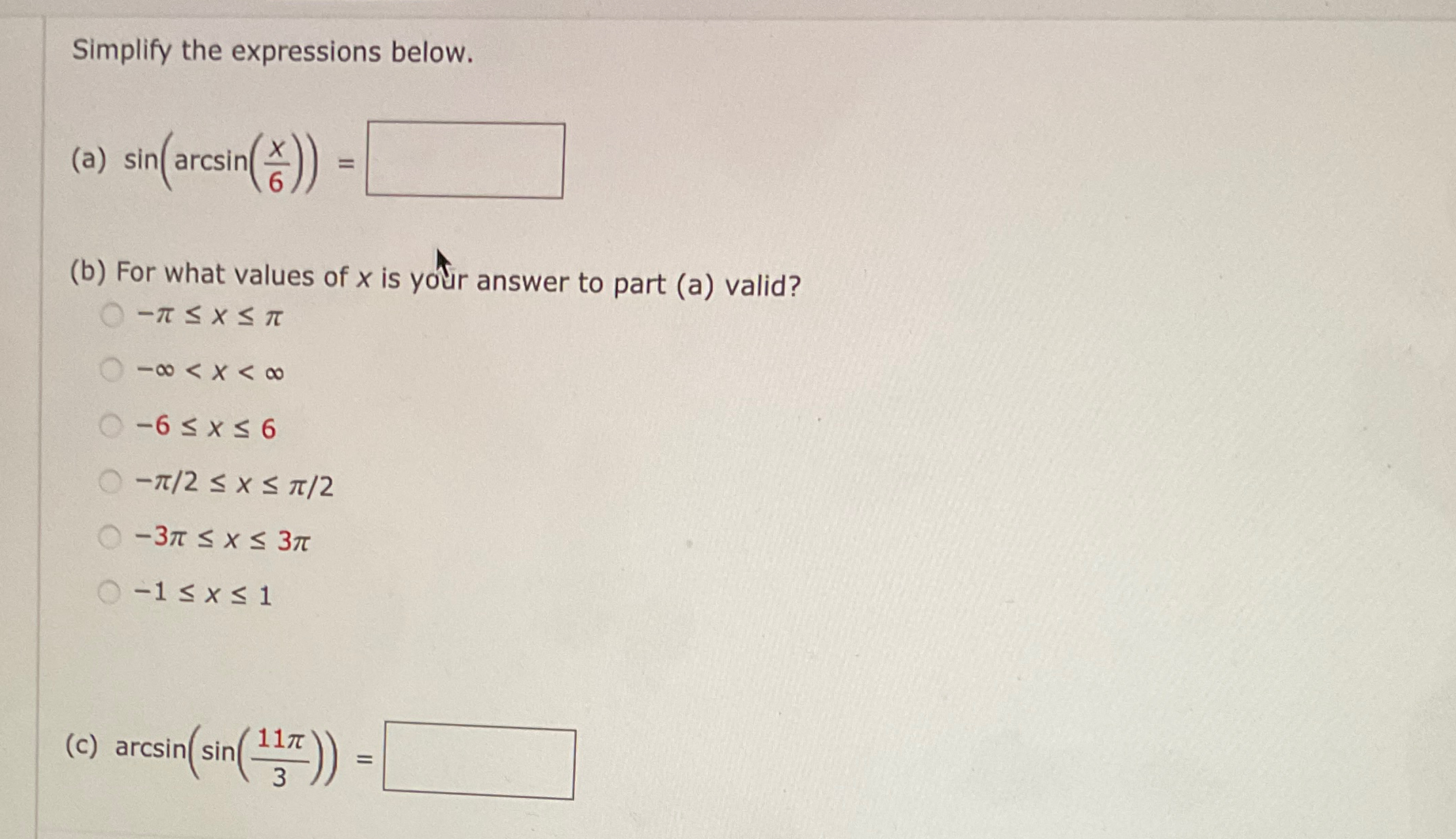 Solved Simplify the expressions | Chegg.com