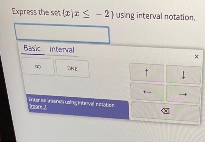 Solved Express the set {w