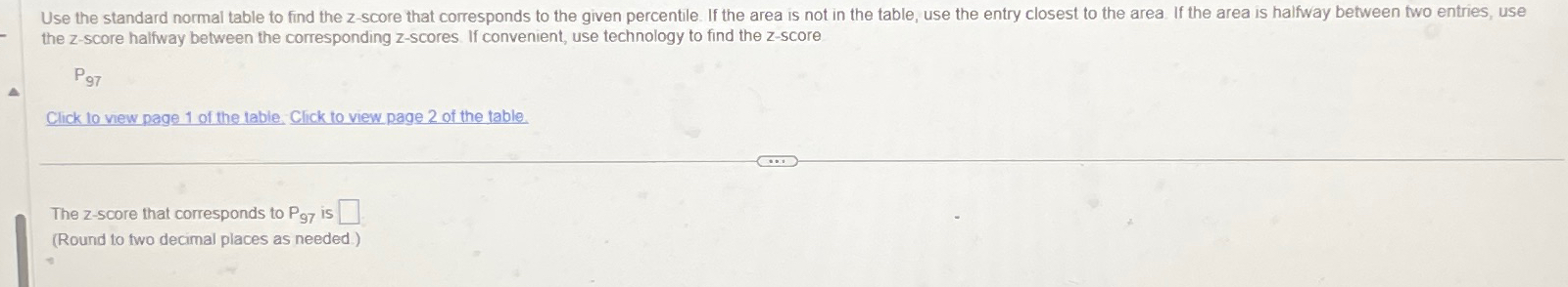 Solved the z-score halfway between the corresponding | Chegg.com