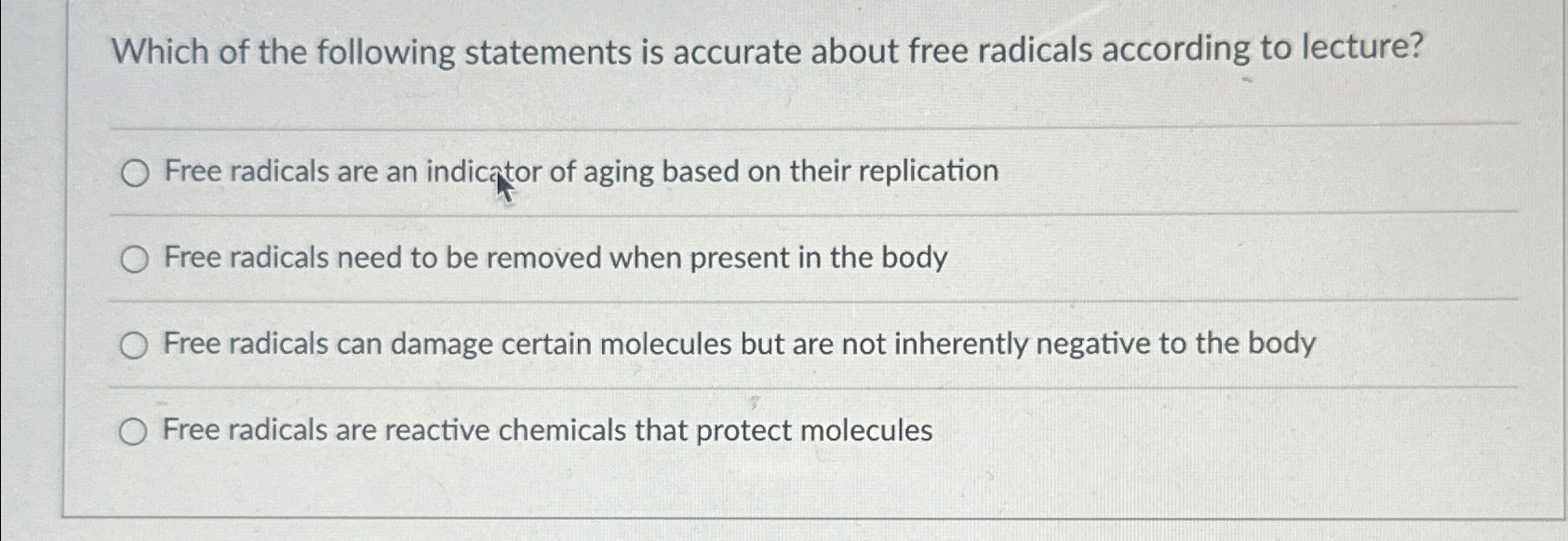 Solved Which of the following statements is accurate about | Chegg.com