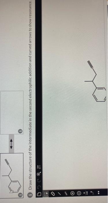 Solved Alkynes can undergo electrophilic addition when | Chegg.com