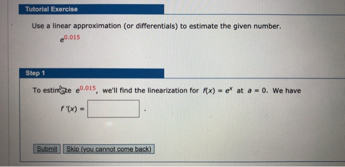 Solved Find The Linear Approximation Of The Function G X