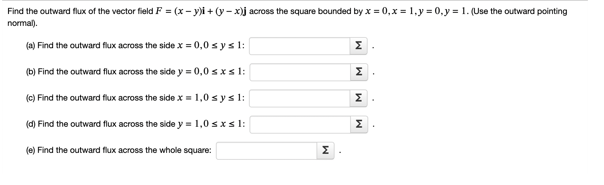 Solved Find the outward flux of ﻿the vector field | Chegg.com