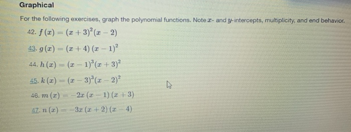 Solved Graphical For the following exercises, graph the | Chegg.com