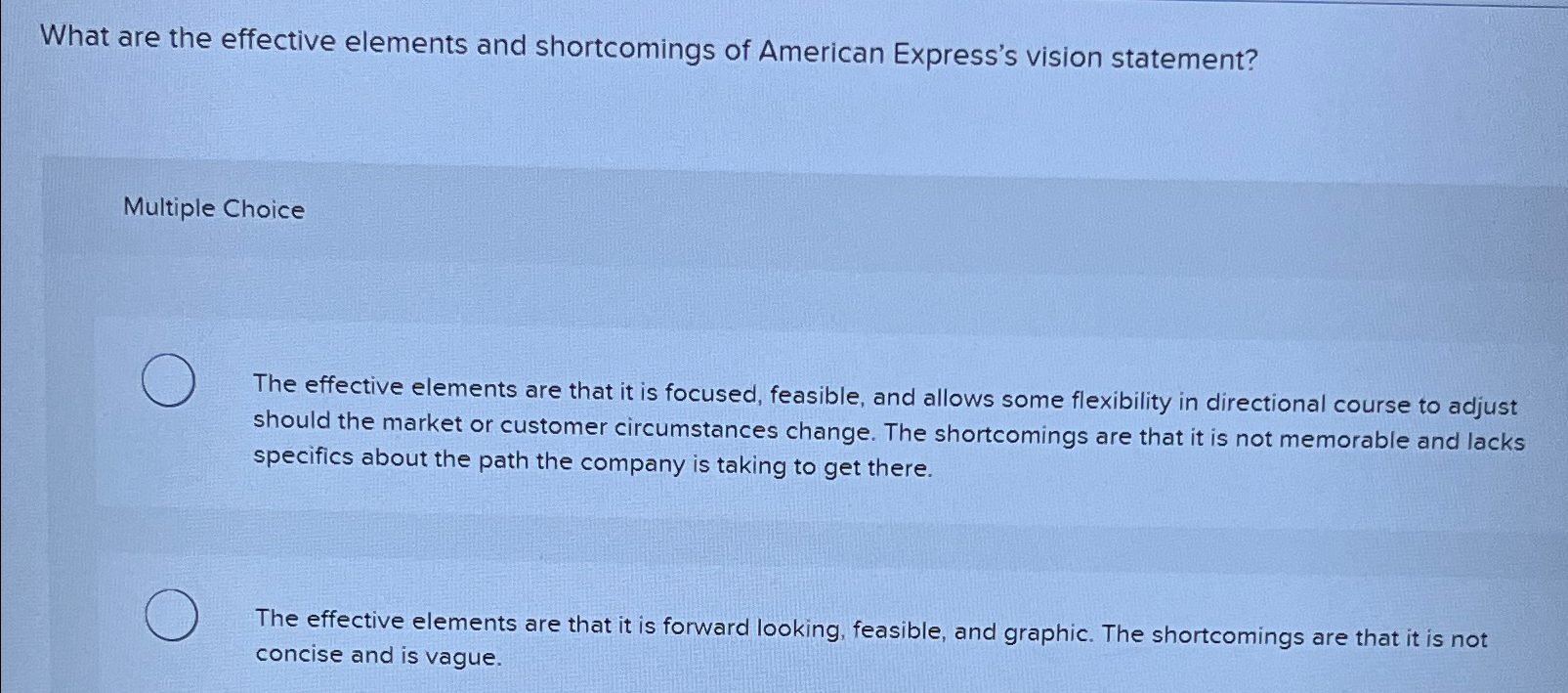 Solved What are the effective elements and shortcomings of | Chegg.com