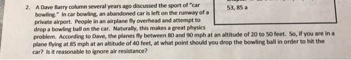 Solved 2. A Dave Barry column several years ago discussed | Chegg.com
