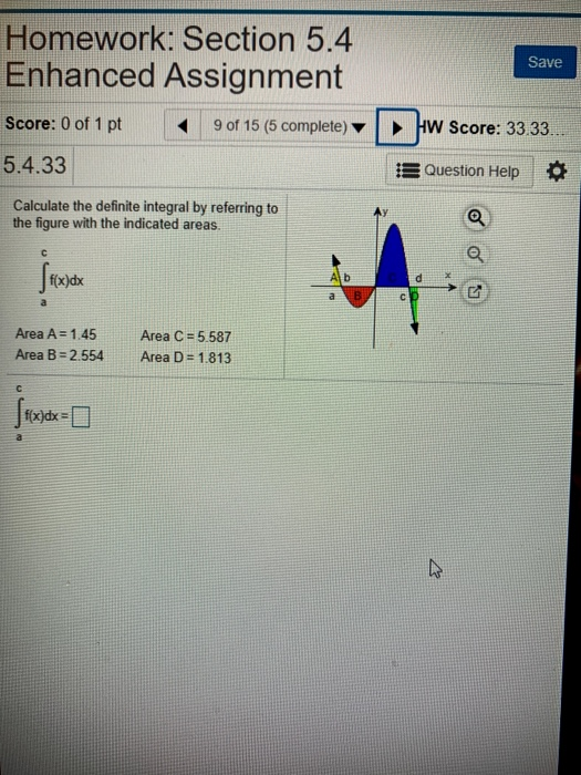 Solved Homework Section 5 4 Enhanced Assignment Save Score