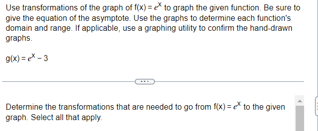 Solved Determine the transformations that are needed to go | Chegg.com