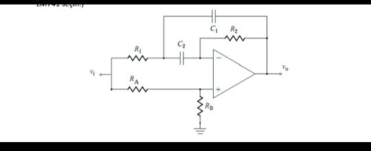 Solved Design the second order band stop filter (notch | Chegg.com