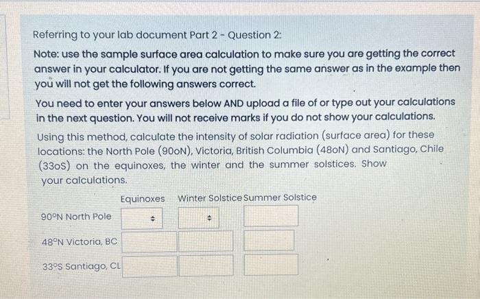 Solved Referring to your lab document Part 2 - Question 2: | Chegg.com