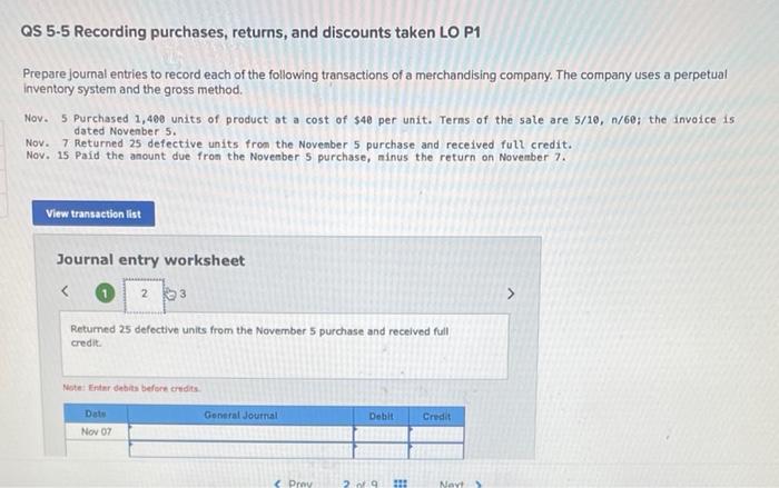Solved QS 5-4 Computing net invoice amounts LO P1 Compute | Chegg.com