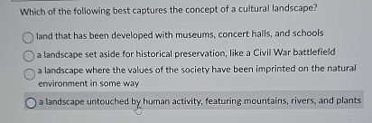 Solved Which of the following best captures the concept of a | Chegg.com