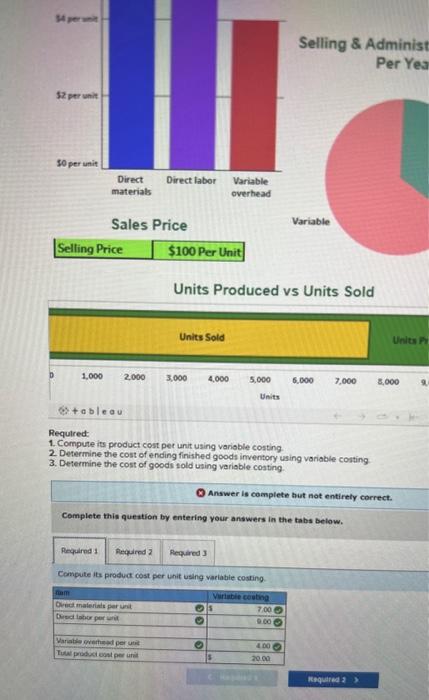 Solved Tableau DA 19-2: Exerclse, Computing unit and | Chegg.com