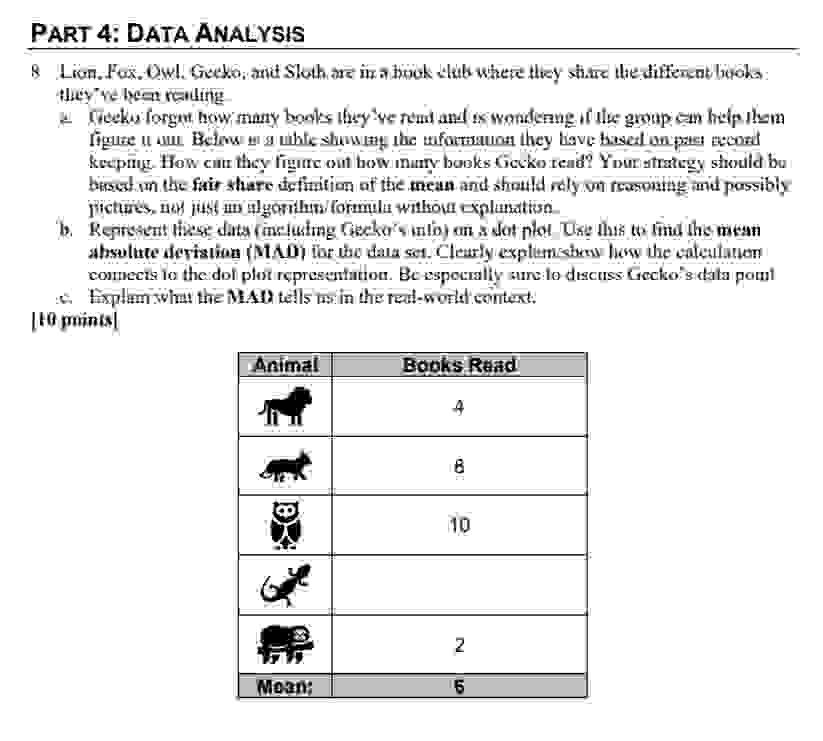 Solved 8. ﻿Lion, Fox, Owl, Gecko, and Sloth are in a book | Chegg.com