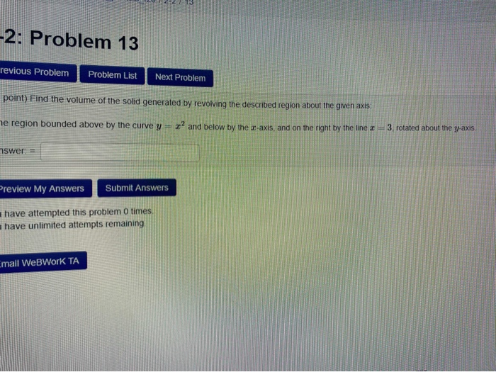 Solved 2 Problem 13 Revious Problem Problem List Next 