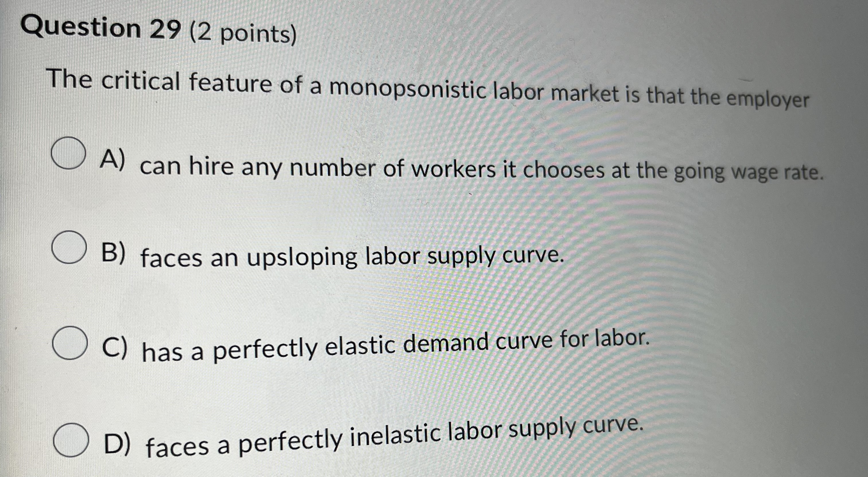Solved Question 29 (2 ﻿points)The critical feature of a | Chegg.com