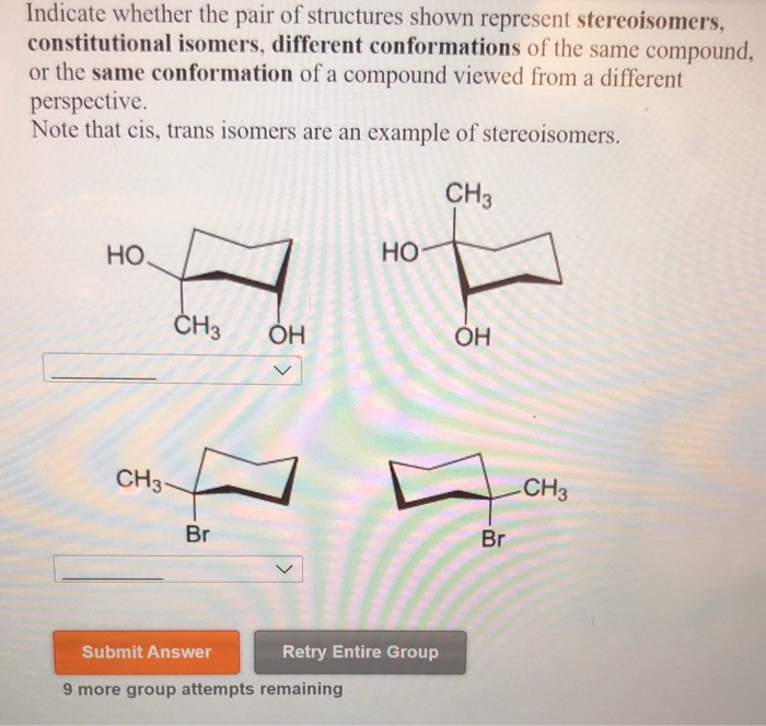 Solved Indicate whether the pair of structures shown | Chegg.com