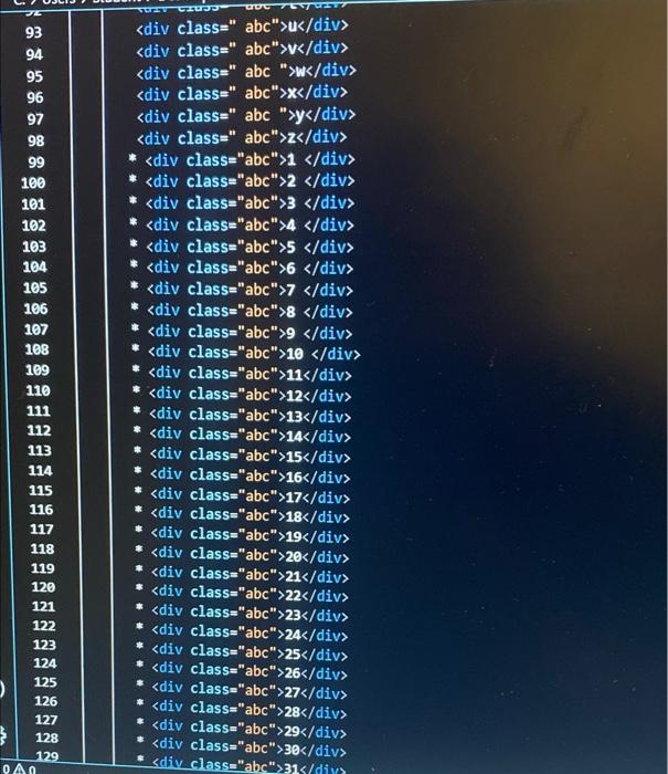 Solved OPQRSTUVWXYZab c d e f g f h i j j k l m o p | Chegg.com