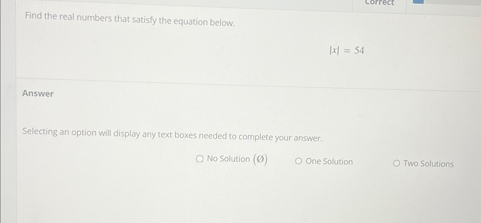Solved Find the real numbers that satisfy the equation | Chegg.com