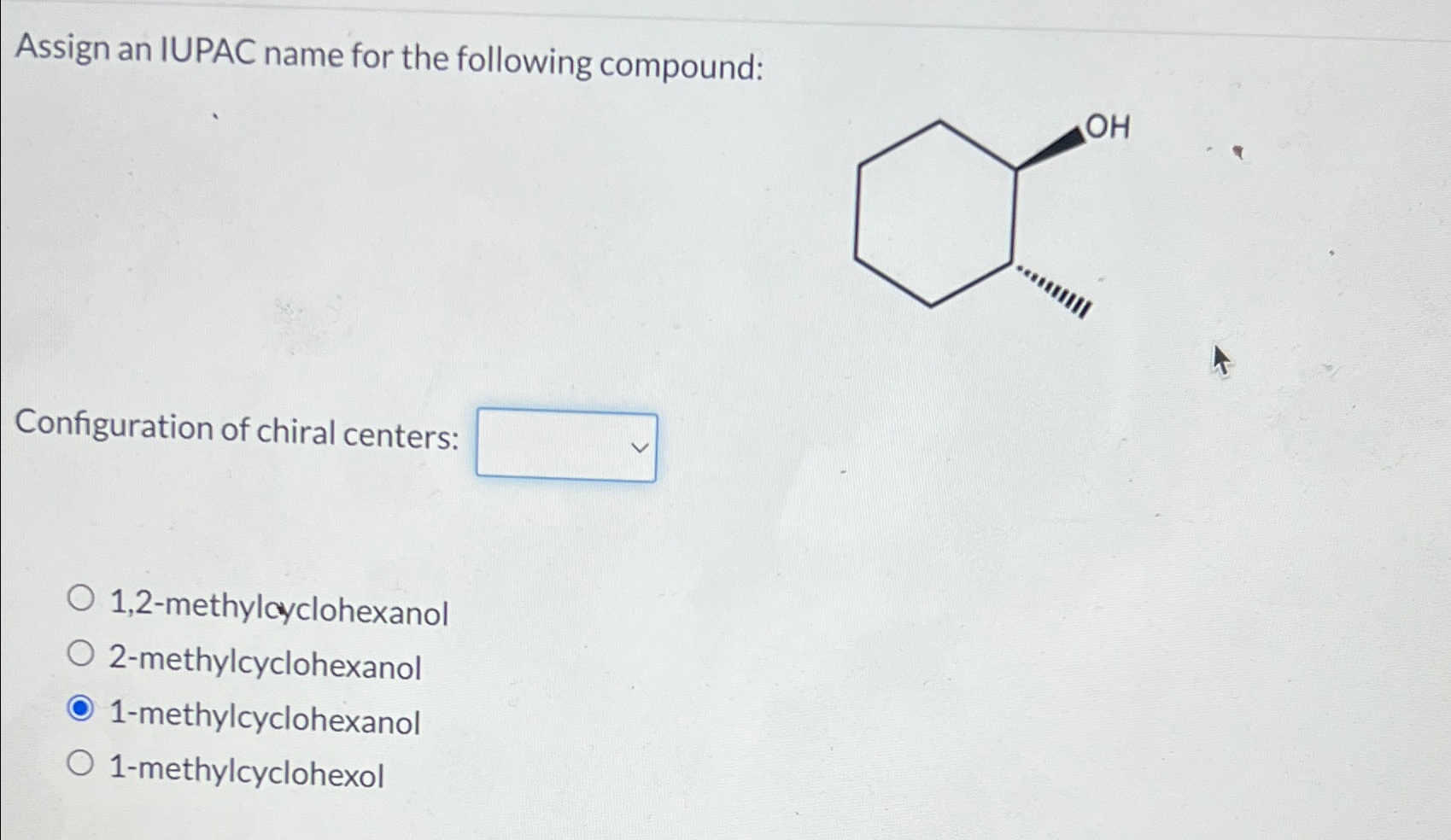 Solved Assign an IUPAC name for the following | Chegg.com