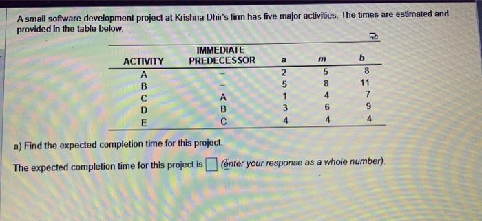 Solved Part A and Part B: find the variance value of tbe | Chegg.com