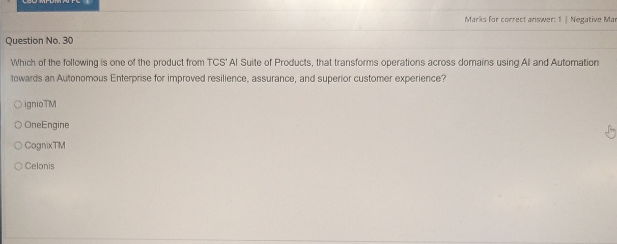 Solved Marks for correct answer: 1 | ﻿Negative MarQuestion | Chegg.com