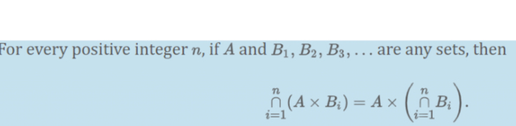 Solved For every positive integer n, ﻿if A and B1,B2,B3,dots | Chegg.com