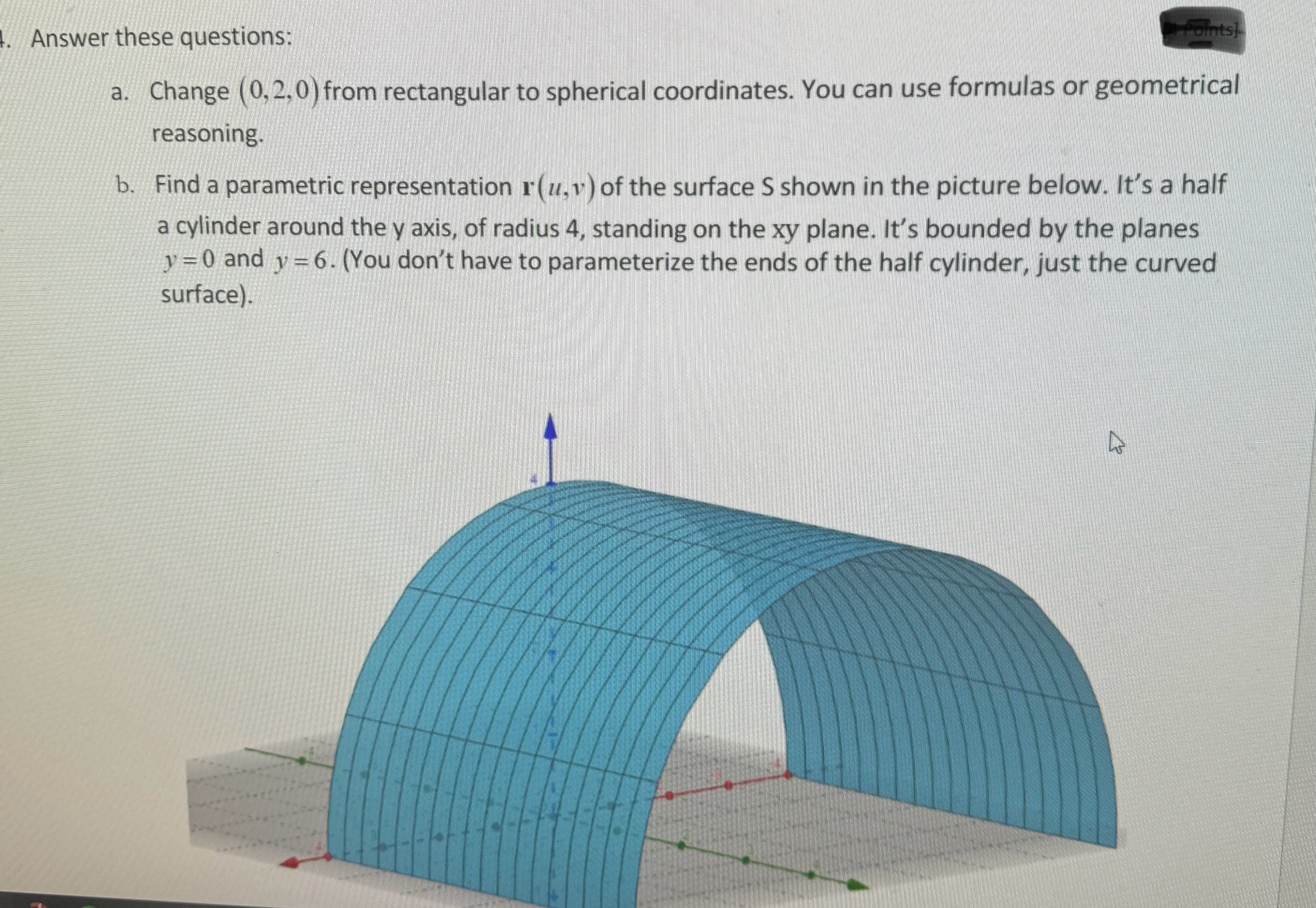 Solved Answer these questions:a. ﻿Change (0,2,0) ﻿from | Chegg.com