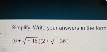 Solved Simplify. Write your answers in the | Chegg.com