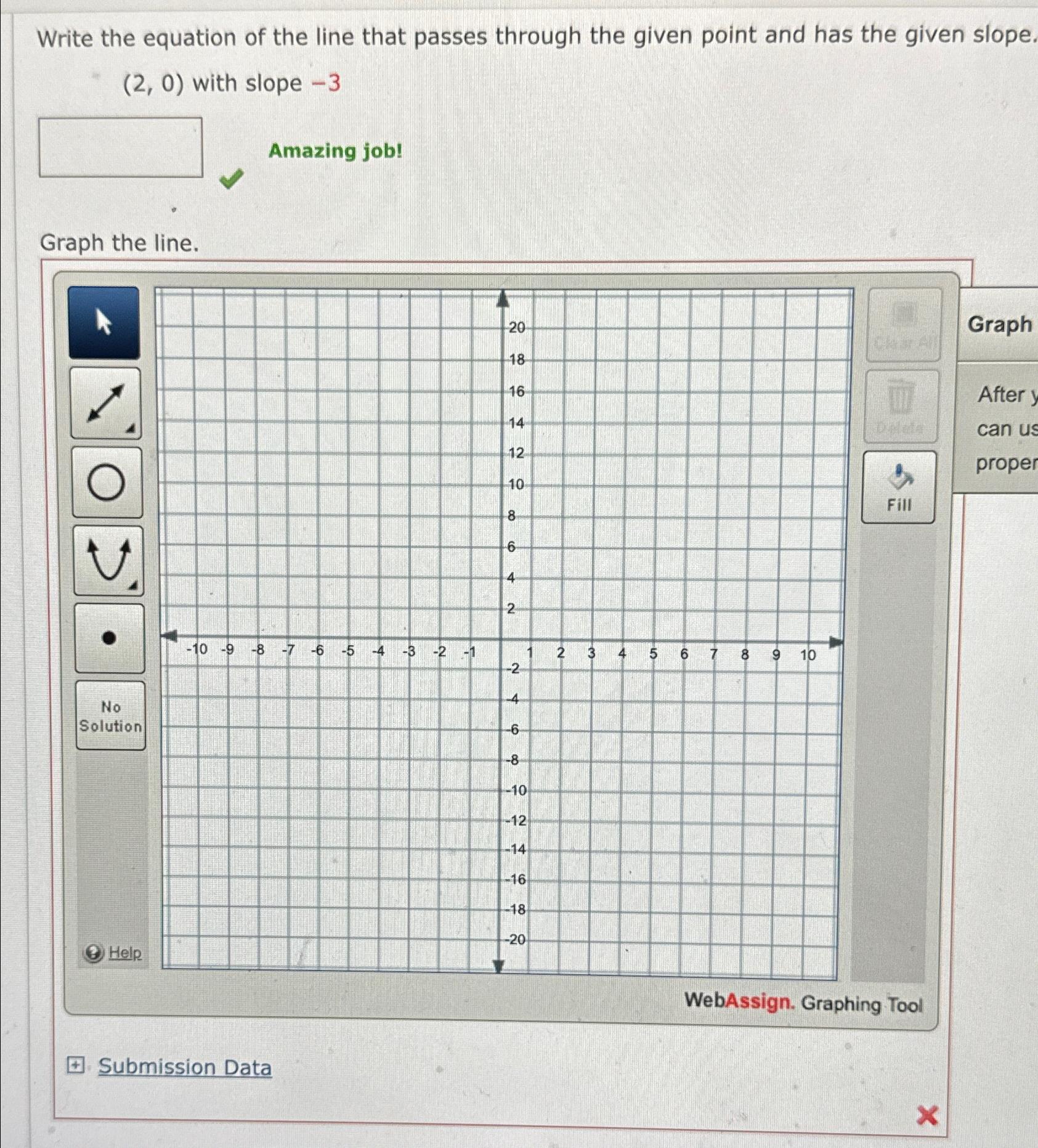 Solved Write the equation of the line that passes through | Chegg.com