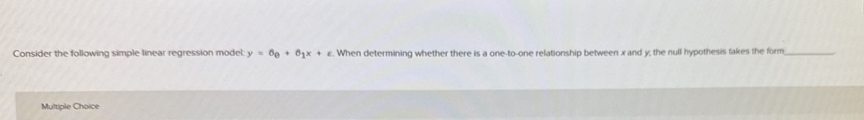 Solved Consider the following simple linear regression | Chegg.com